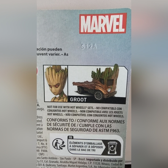 Mattel | Toys | Hot Wheels Groot Character Car Collectible 64 Scale Toy ...